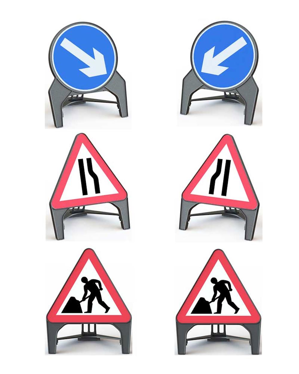 Road Signs - mini digger hire, plant hire Portsmouth and garden digger hire